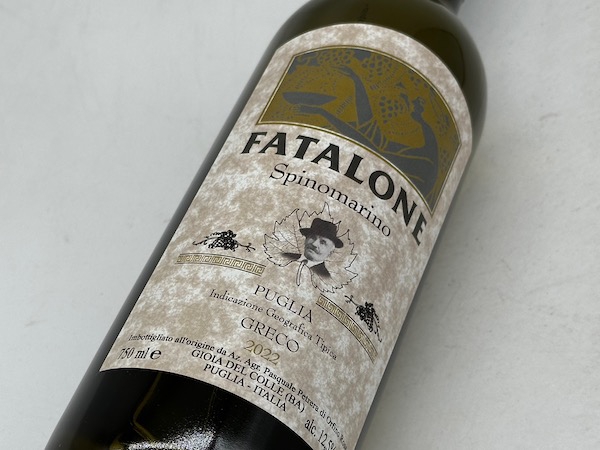 ファタローネ / プーリア・ビアンコ・スピノマリーノ [2022]入荷！ | Wineholic Cafe