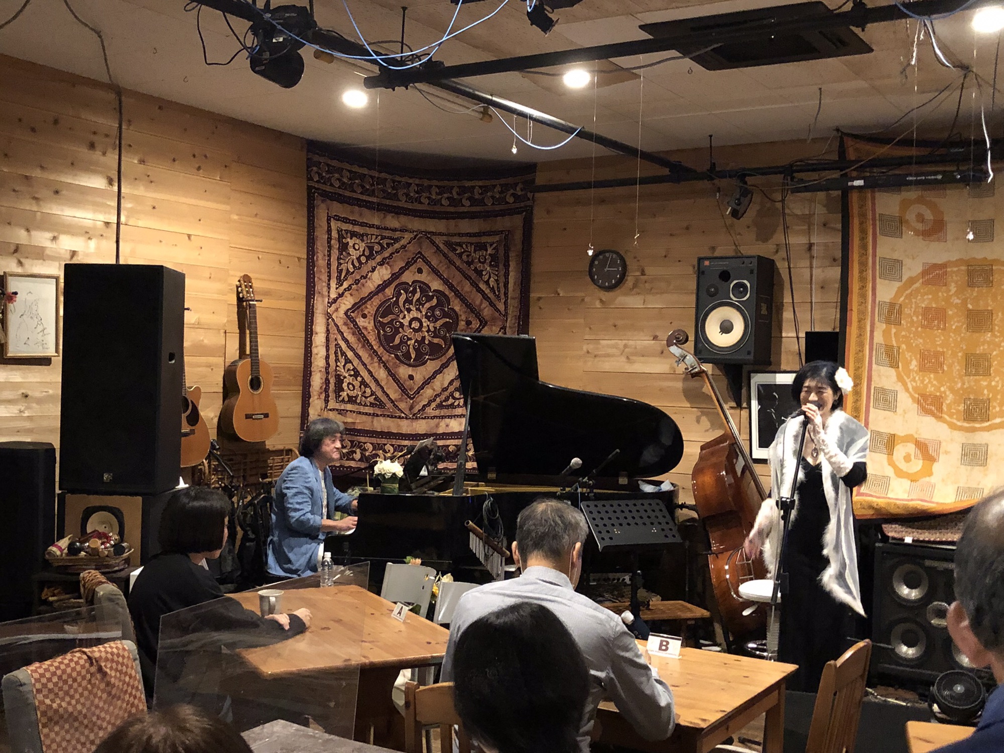 10/8 Jazz Live & Session M.ROSE vo..& 村山としやpf.レポート | Cafe Gallery Lavandula