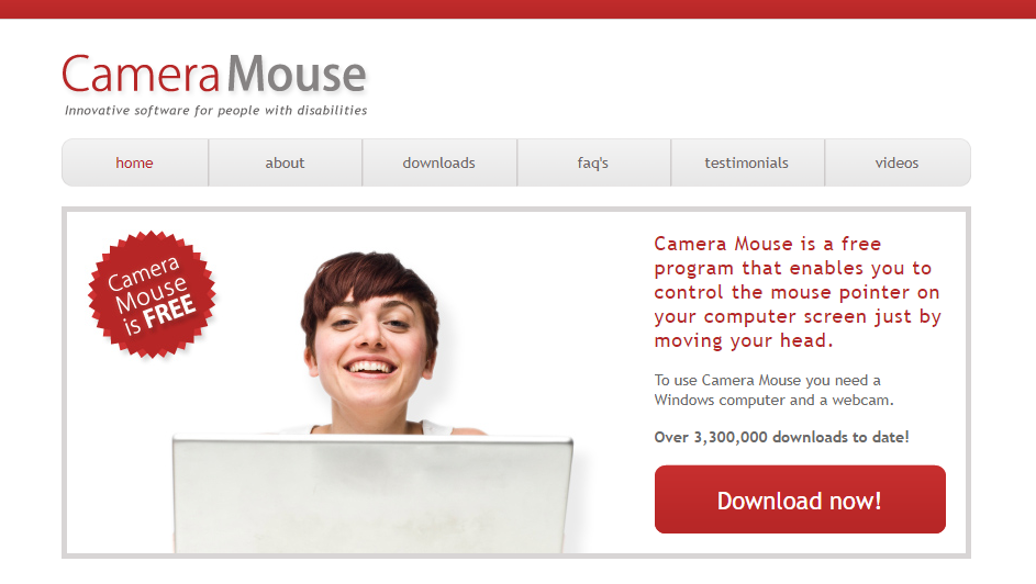 頭の動きでマウスを動かすフリーソフト”Camera Mouse” | 書くこと。生きること。:Hiromi's Blog
