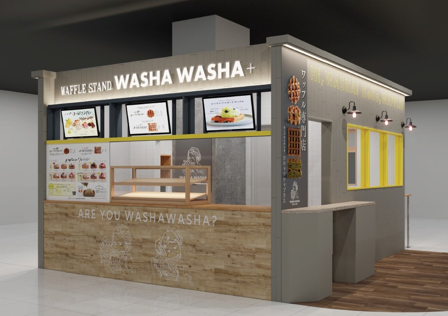 waffle stand WASHA WASHA+ | WASHAGANCHI GROUP