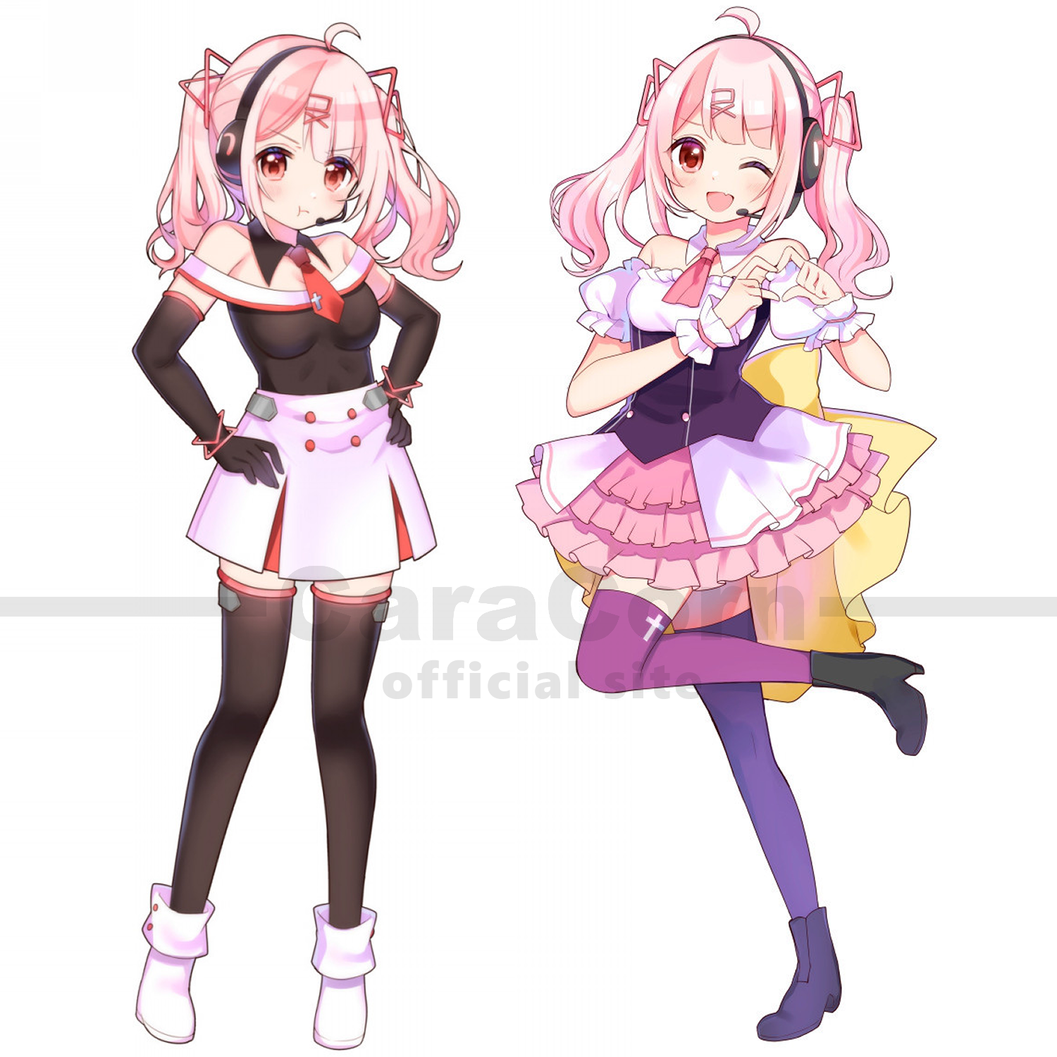 Vtuber/為瀬羽なる様 歌ってみた動画用イラスト | ㅤ CaraCorn official site