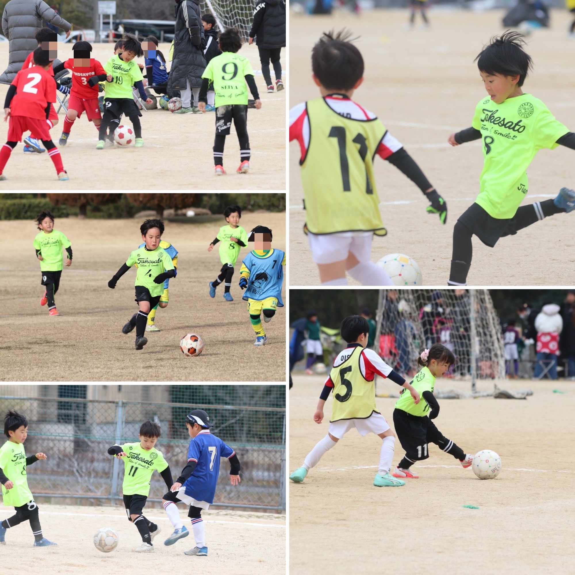 U7&U6 1年生kids 1月の活動！ | TAKESATO SC