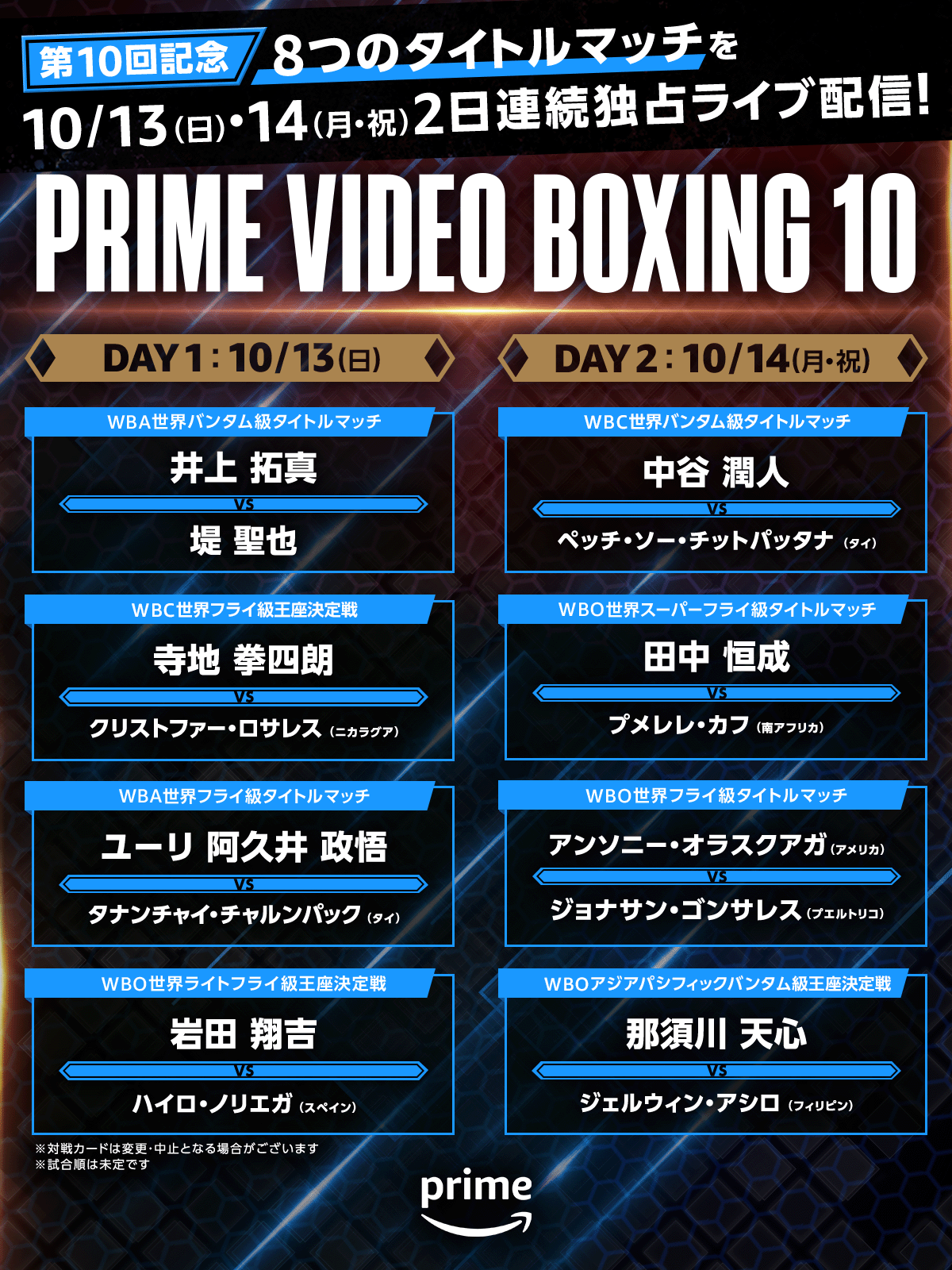 PRIMEその1＆Abemaボクシング | 上尾市のボクシングフィットネスジム NTSPORTS上尾 NTスポーツ上尾