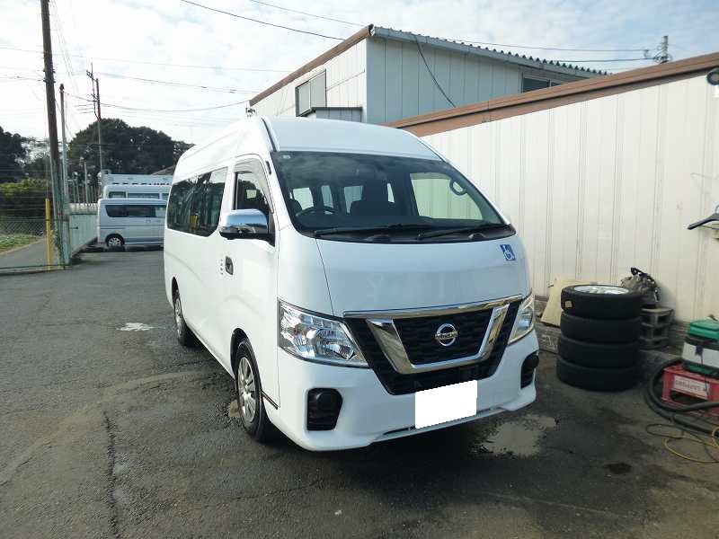 NV350キャラバン 福祉車両 千葉県T施設様より継続車検ご依頼事例(2024.11.14) | 福祉車両専門店『ウェルファーレ・サポート』