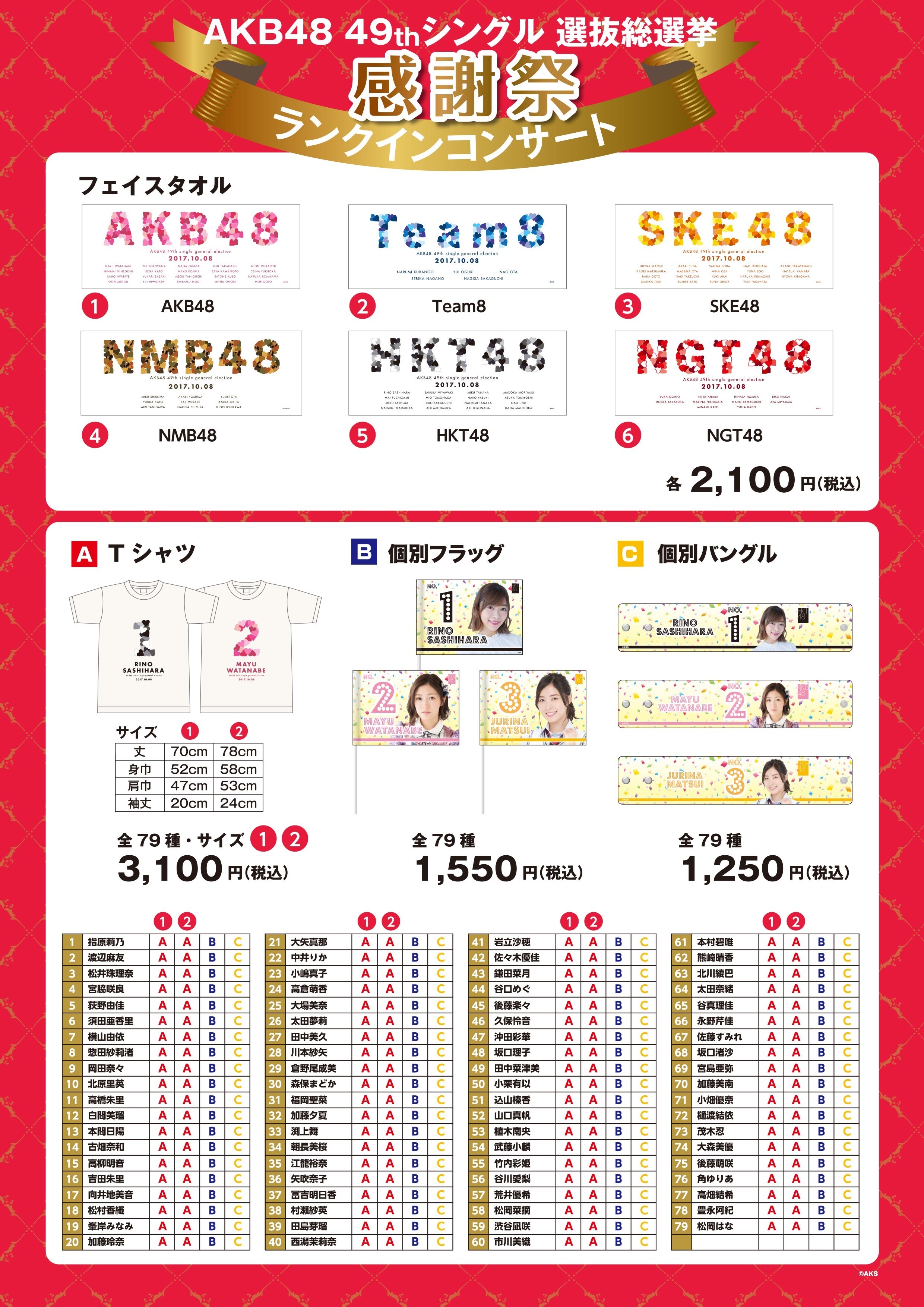 【AKB48G】「AKB48グループ感謝祭」グッズ･生写真販売のお知らせ | AKB/SKE/NMB/HKT/NGT/STU/乃木坂/欅坂/日向坂/ NEXT48 SAPPORO
