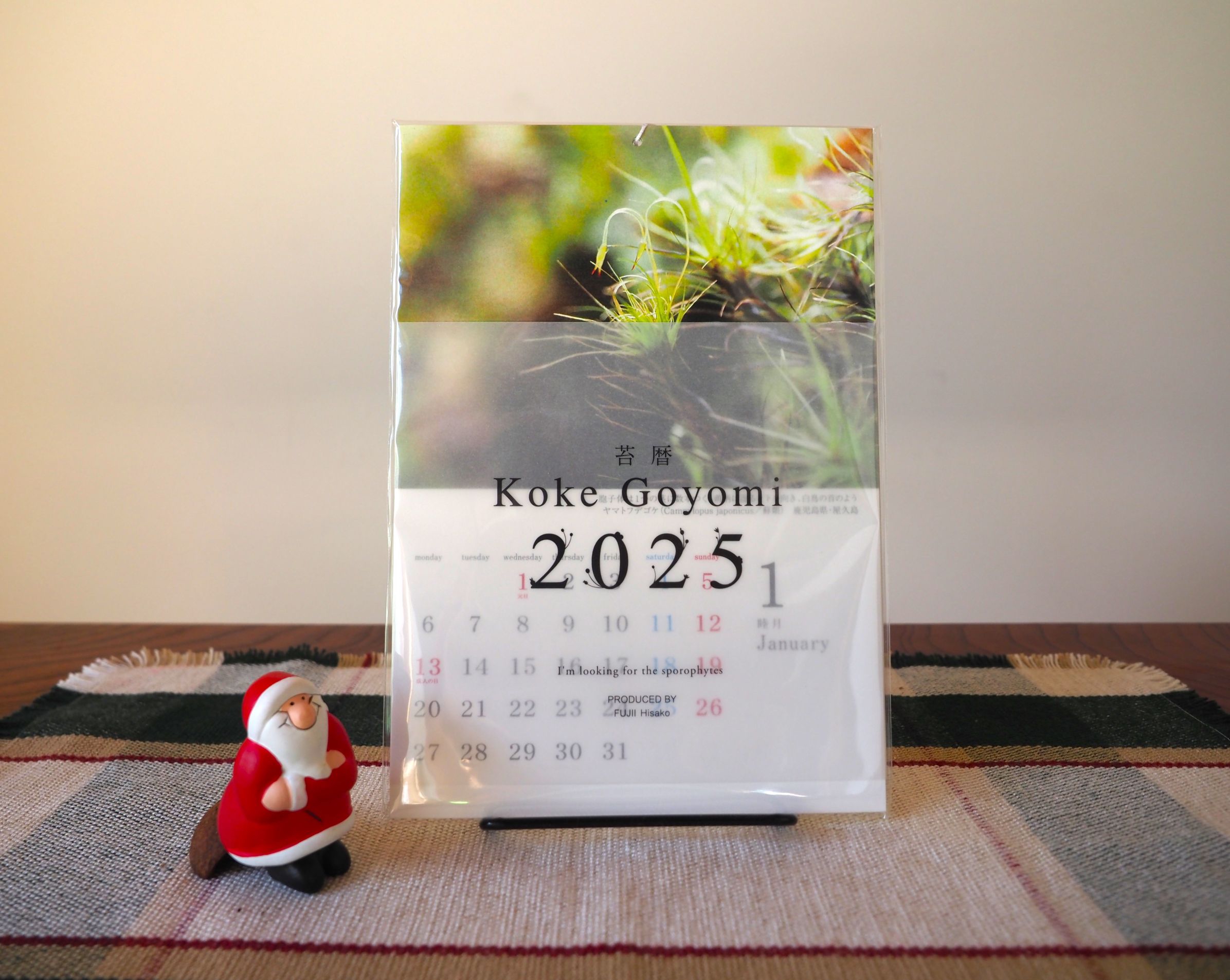 Moss Calendar | Moss is Beautiful ｜FUJII Hisako