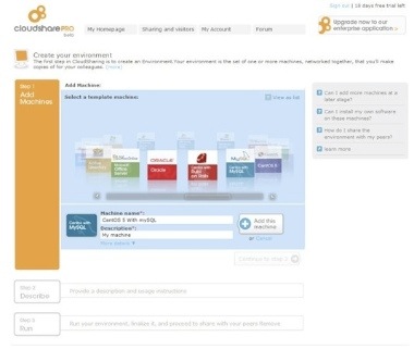 CloudShare Pro は使い出すまで5分とかからない | 脳みその中身（Ownd 別館）