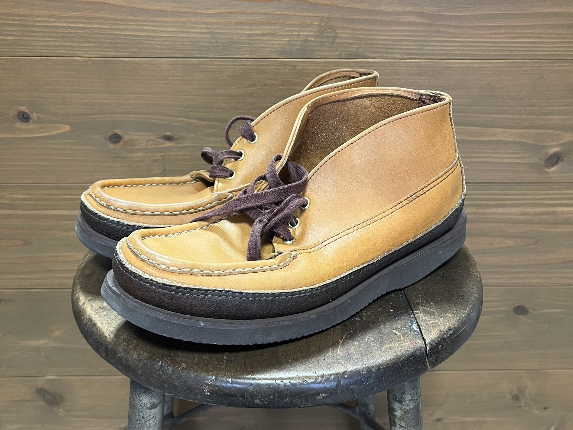 RUSSELL MOCCASIN×オールソール交換 | MONONA SHOE REPAIR