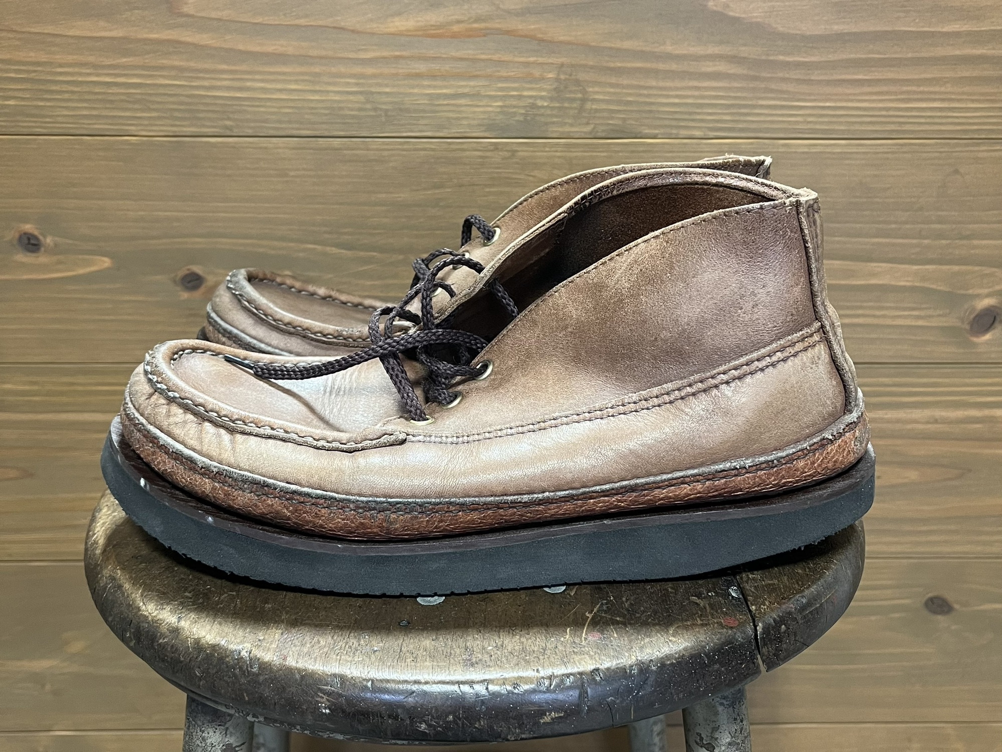 RUSSELL MOCCASIN×オールソール交換 | MONONA SHOE REPAIR