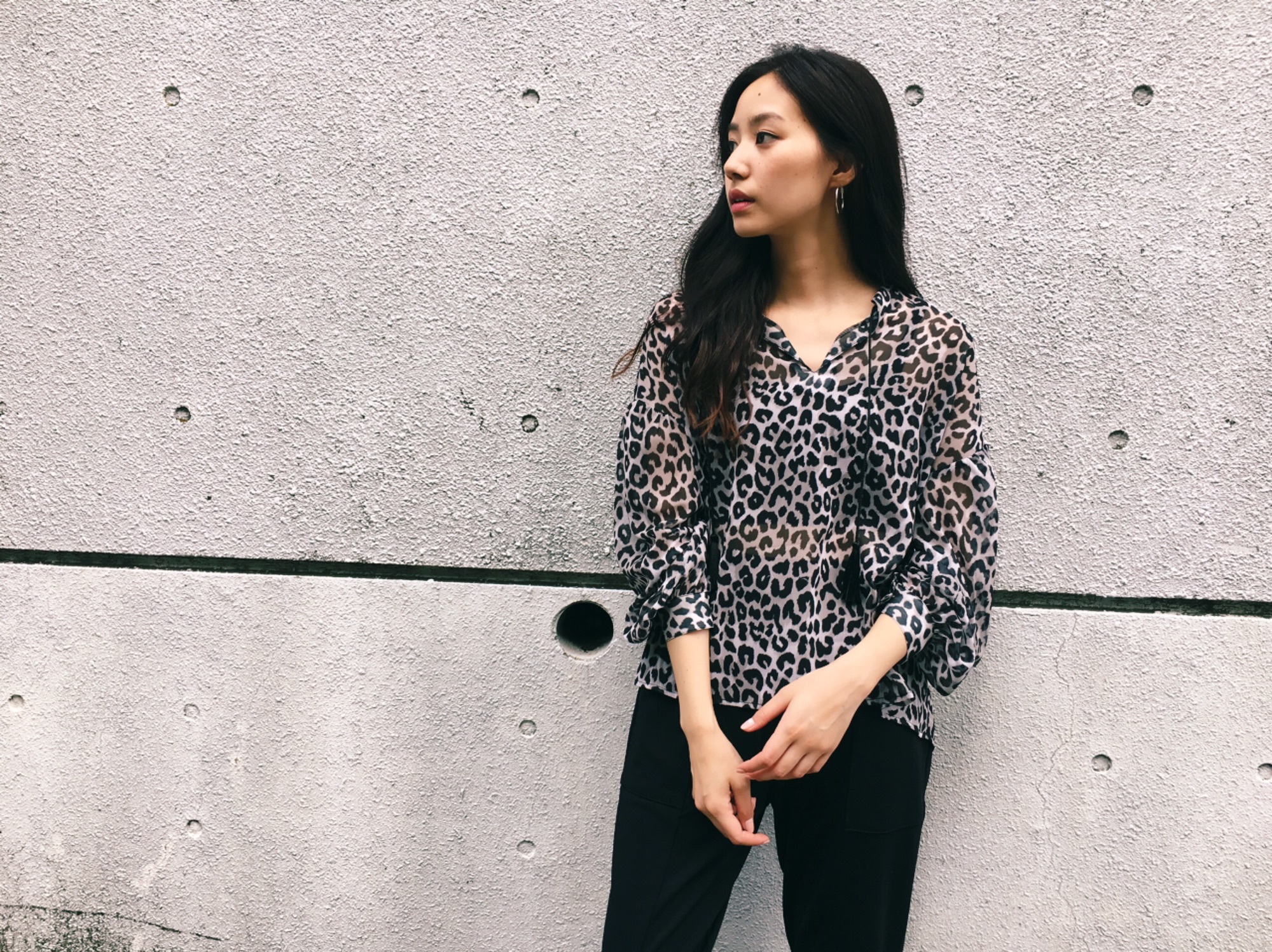 レオパード柄でひと足お先に秋冬気分！shiho | MOUSSY