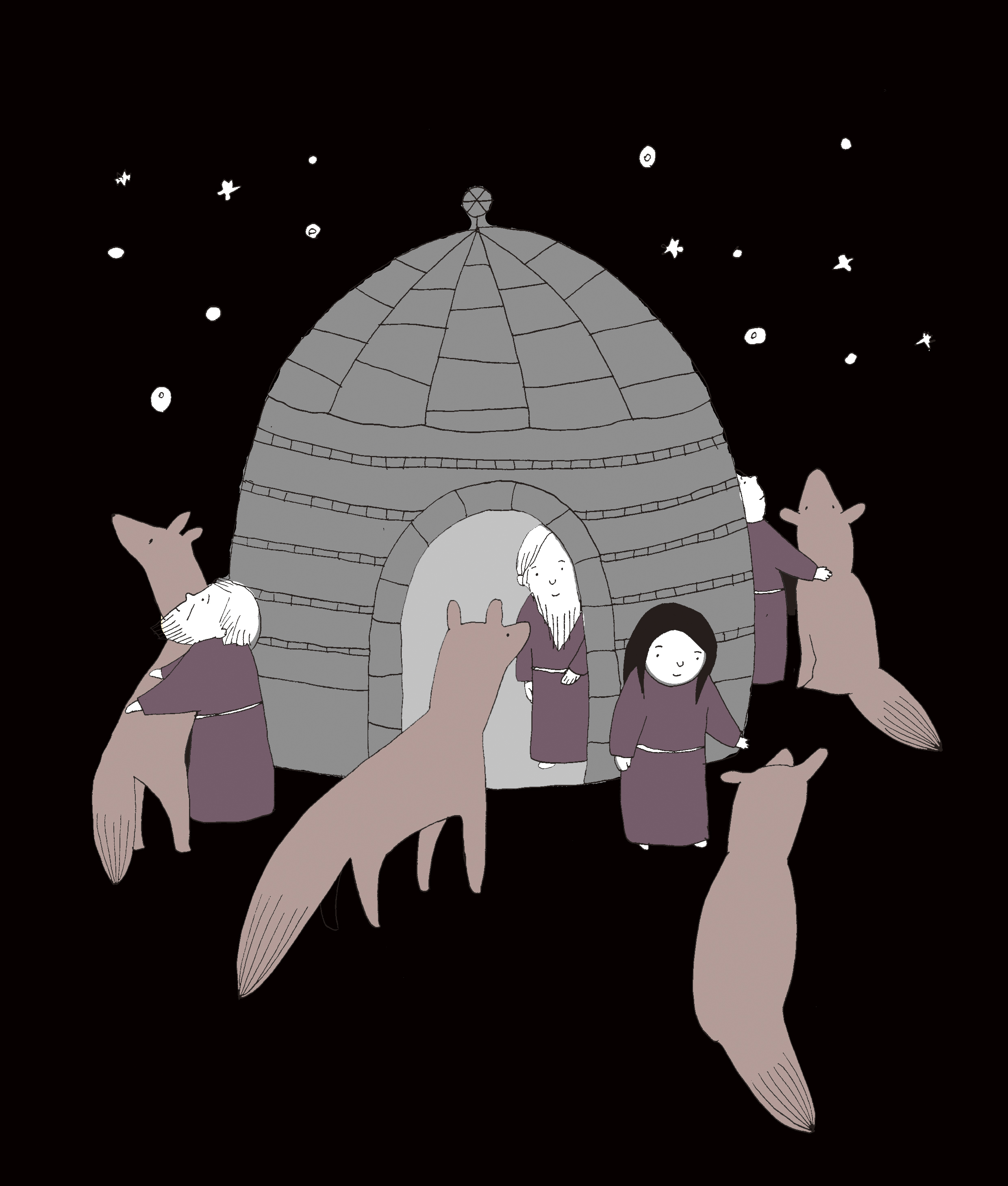 星を見る シャンティーのイラストレーション通信rararashanty