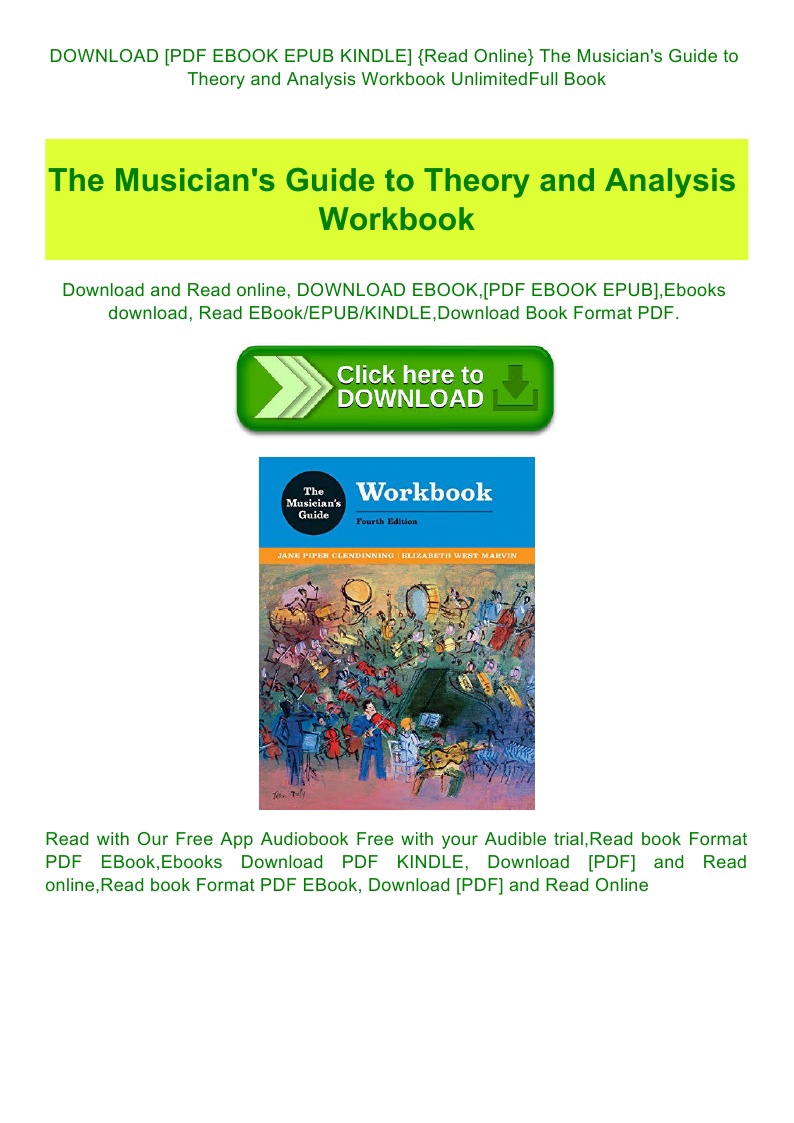 {Read Online} The Musician's Guide to Theory and Analysis Workbook ...