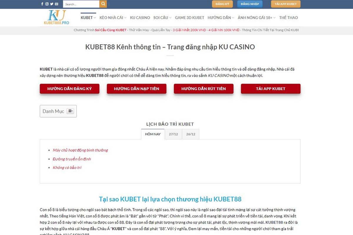 KUBET88 ️ KUBET – Trang Chủ KUBET888 Hàng đầu Châu á 2022