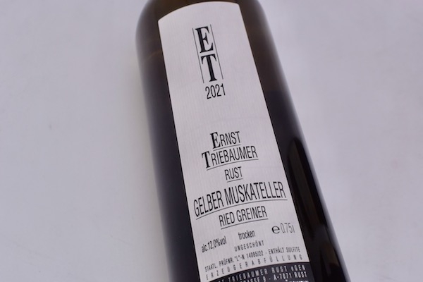 エルンスト・トリーバウマー / ゲルバー・ムスカテラー グレイナー [2021]入荷！ | wineholic Cafe Yahoo