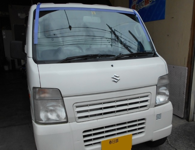 スズキ・キャリィ（DA63T）フロントガラス交換事例 | ジャパンオートガラス