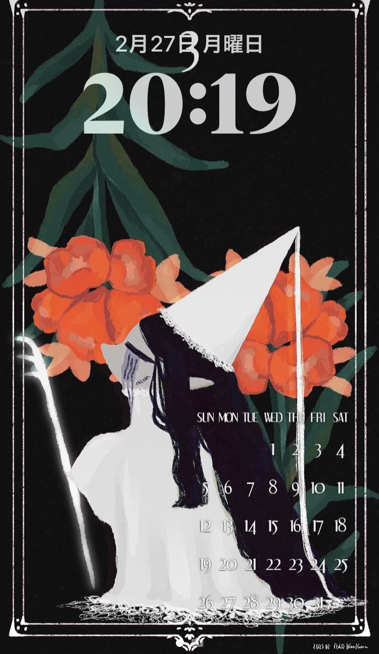 3月カレンダー | Riho Kurokawa