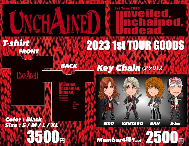 UNCHAINED 1st Tour 2023 TOUR GOODS(会場限定販売) | UNCHAINED_OFFICIAL
