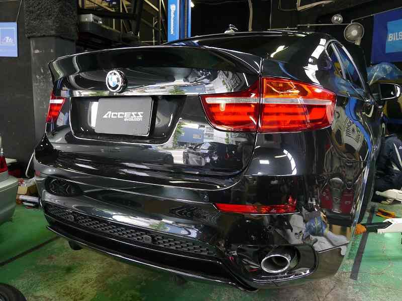 E71 X6なお車に、3Dデザイン車高調お取付！ | アクセスエボリューション目黒店 access-ev MEGURO