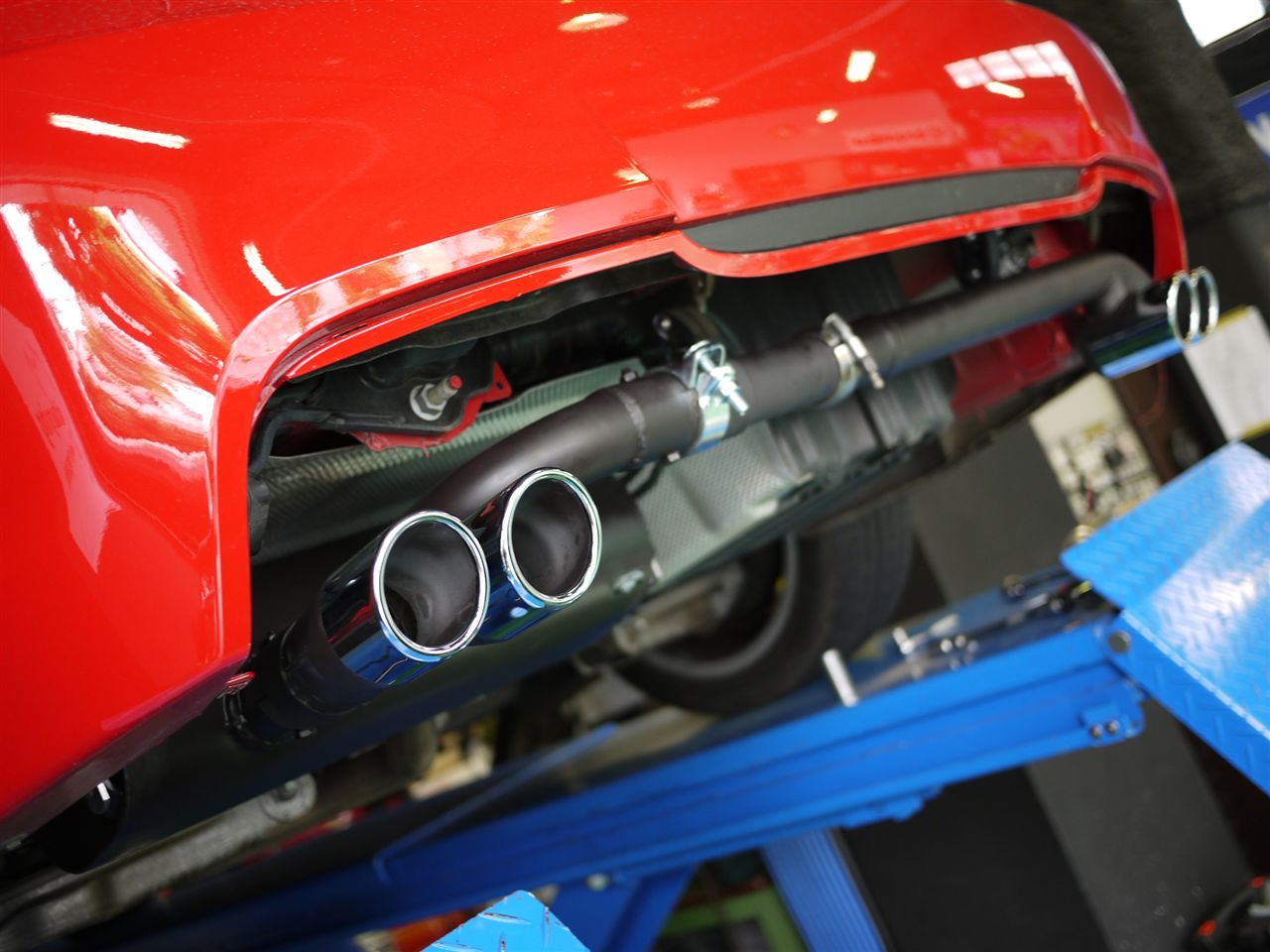 E90にレムスマフラー左右出し取り付け | アクセスエボリューション目黒店 access-ev MEGURO