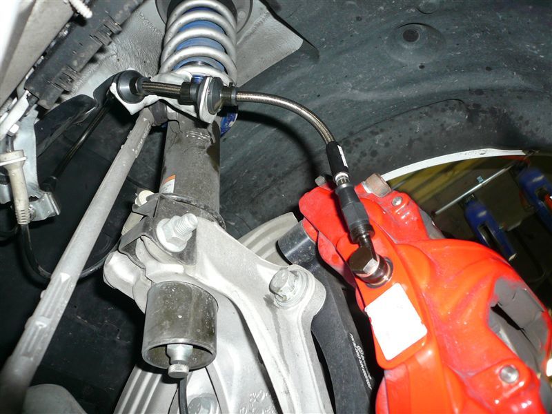 E91 335な方にブレンボ用特注グループMブレーキホース取付 | アクセスエボリューション目黒店 access-ev MEGURO