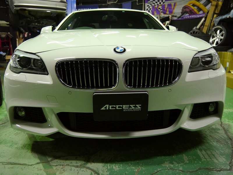 F10 Mスポーツなお客様に、3Dデザインフロントリップお取付！ | アクセスエボリューション目黒店 access-ev MEGURO