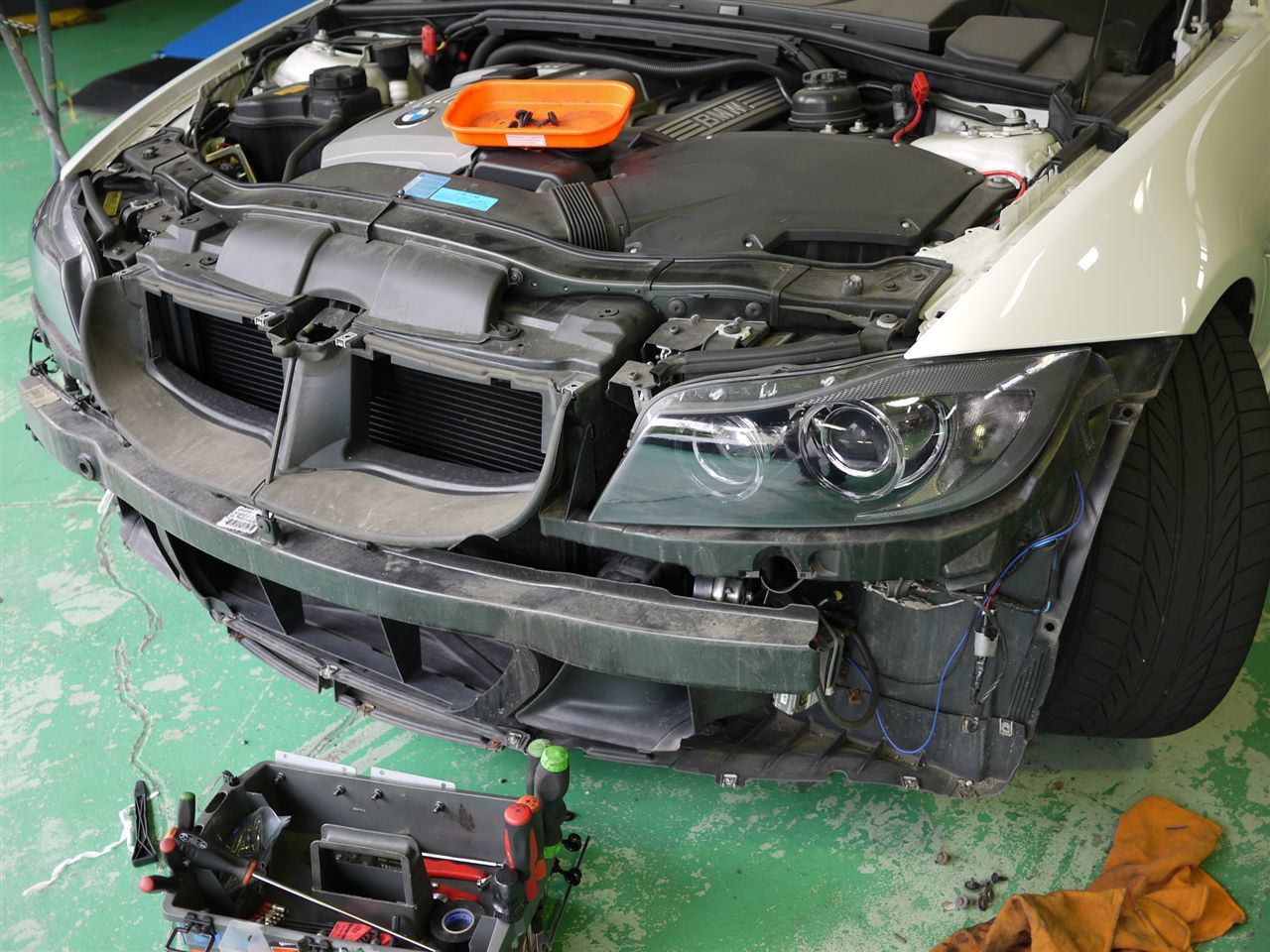 E90に3Dリップ取り付け | アクセスエボリューション目黒店 access-ev MEGURO