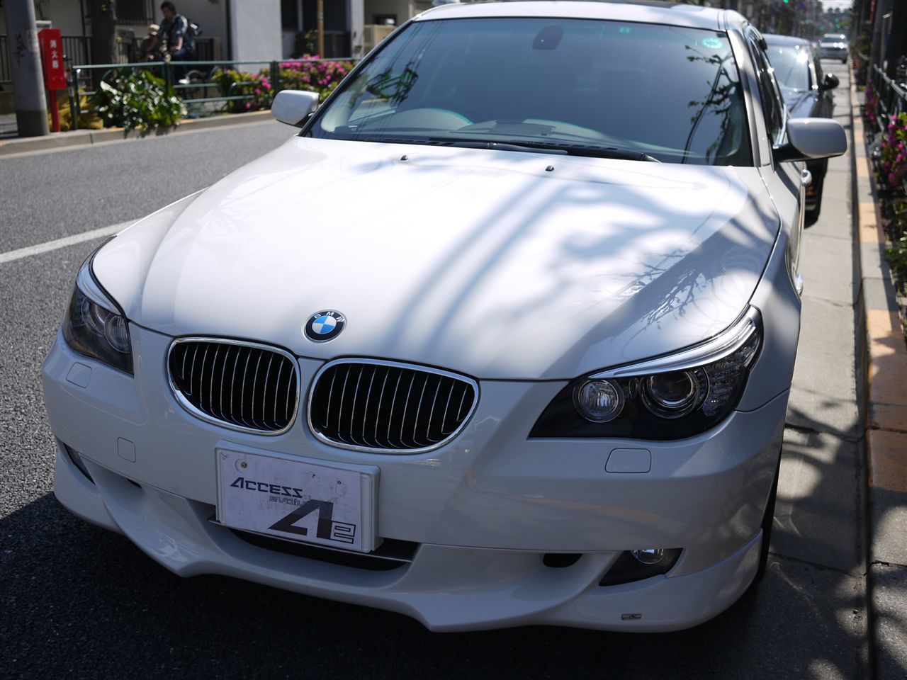 E60にACSエアロを付ける | アクセスエボリューション目黒店 access-ev MEGURO