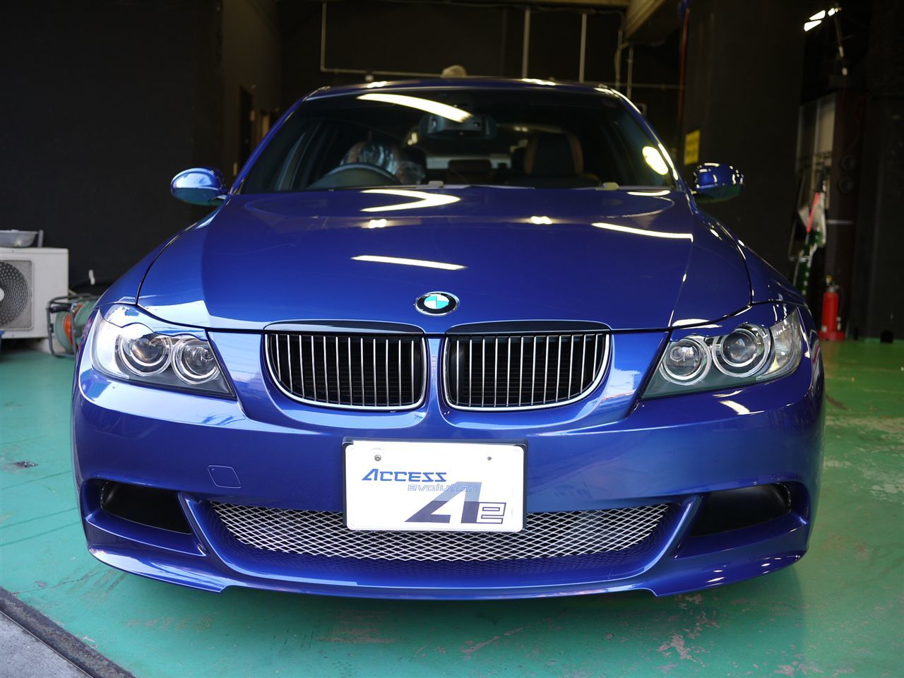 E90BPバンパーにアミアミ施工 | アクセスエボリューション目黒店 access-ev MEGURO