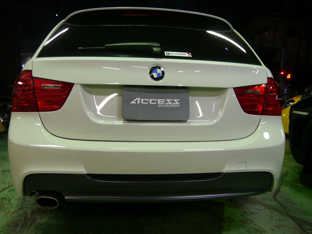 E91なお客様に、BMWパフォーマンスマフラーお取り付け！ | アクセスエボリューション目黒店 access-ev MEGURO