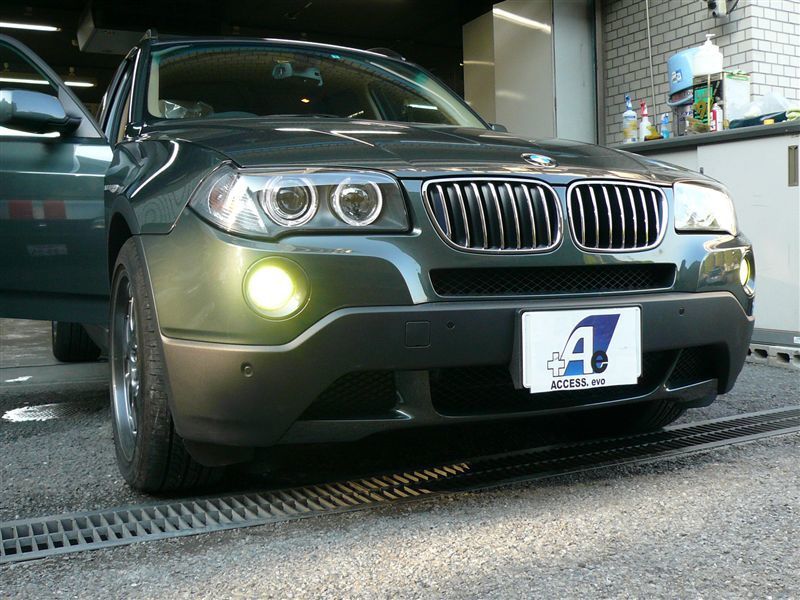 X3にキセノンフォグ完成です！ | アクセスエボリューション目黒店 access-ev MEGURO