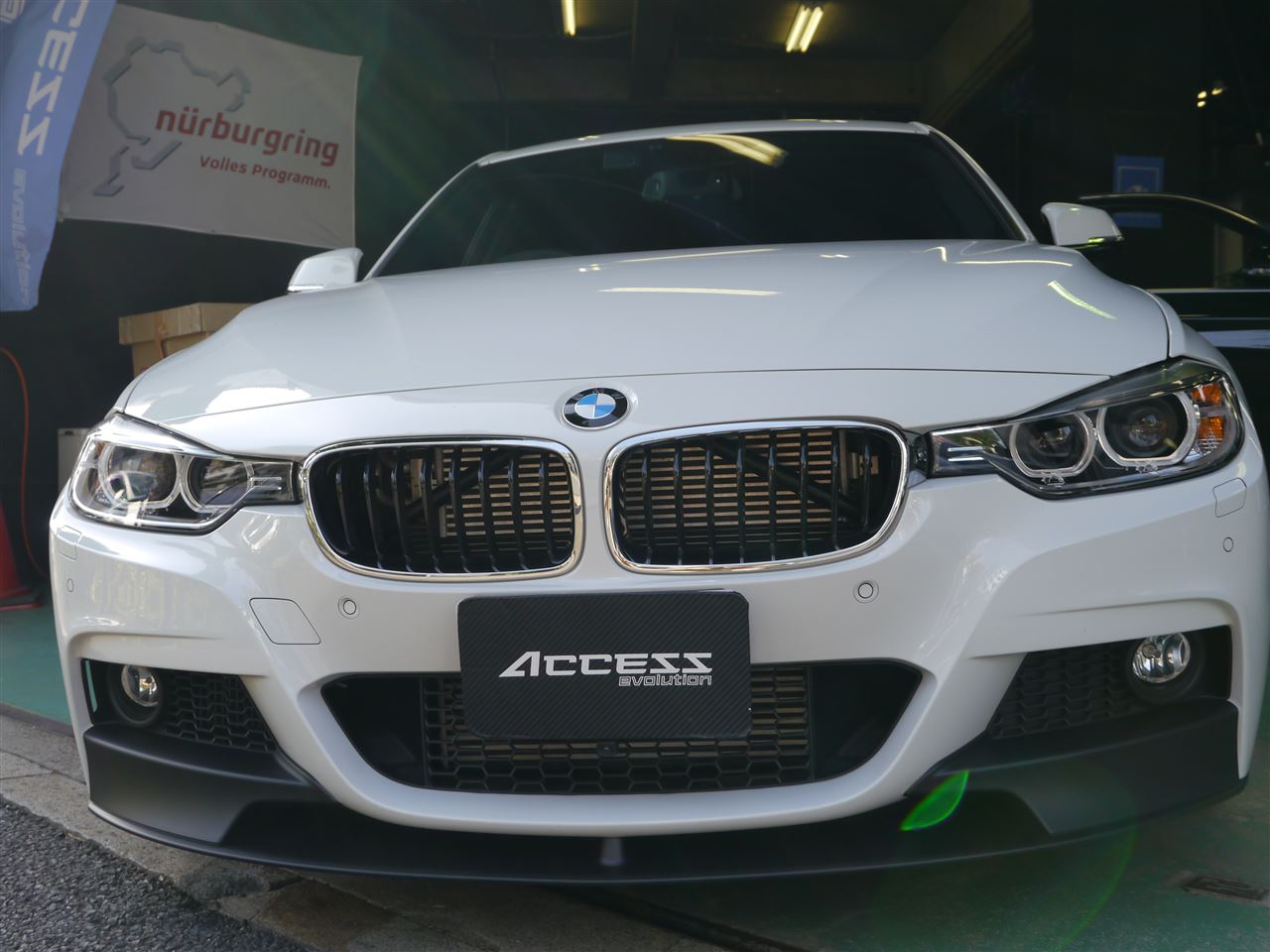 F30なお客様に、Mパフォフロントリップお取付！ | アクセスエボリューション目黒店 access-ev MEGURO