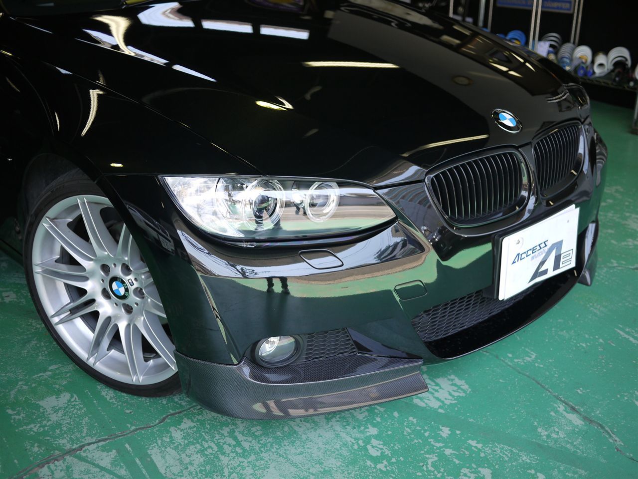 E92Mspに3Dカーボンリップ | アクセスエボリューション目黒店 access-ev MEGURO