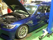 E90に3D車高調取り付け | アクセスエボリューション目黒店 access-ev MEGURO