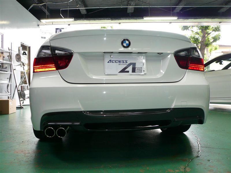 E90に3Dカーボンディフューザー取付 | アクセスエボリューション目黒店 access-ev MEGURO