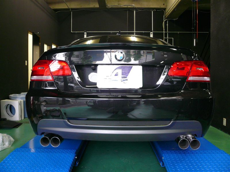 E92 320にレムス左右だしマフラー取付しました！ | アクセスエボリューション目黒店 access-ev MEGURO