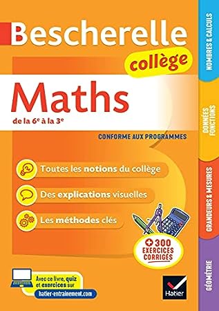 [Télécharger le PDF] Maths de la 6e à la 3e de Jérôme Mante, Michel Mante [livre complet ...