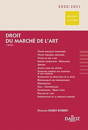 [PDF livre] Droit du marché de l'art de François Duret-Robert [Livre ...