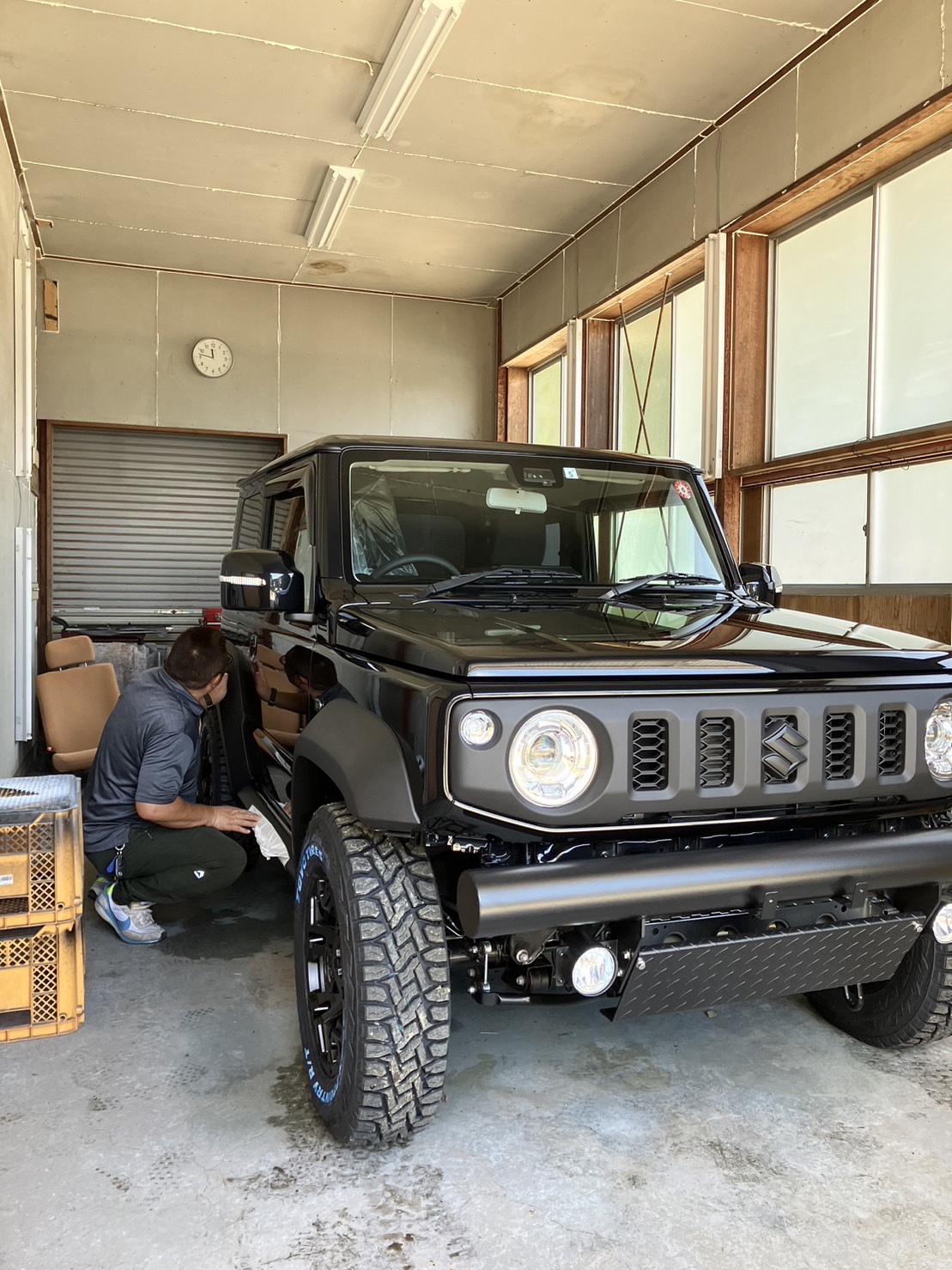 JB74シエラ ボディガラスコーティング | ジムニー専門店 ReverseGear