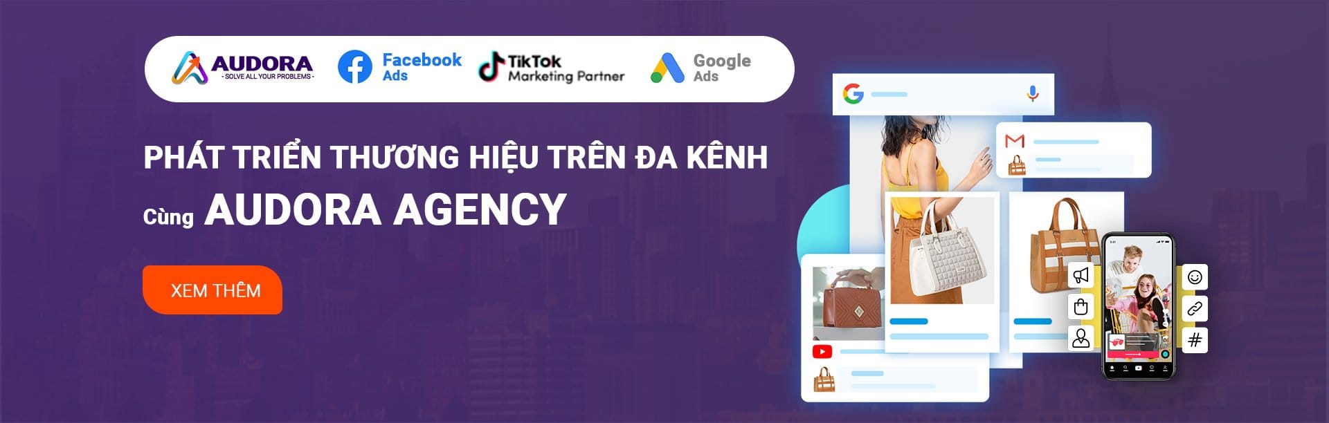 Audora Agency - Dịch Vụ Quảng Cáo Facebook ADS, Google ADS - Quảng Cáo Hiệu Quả