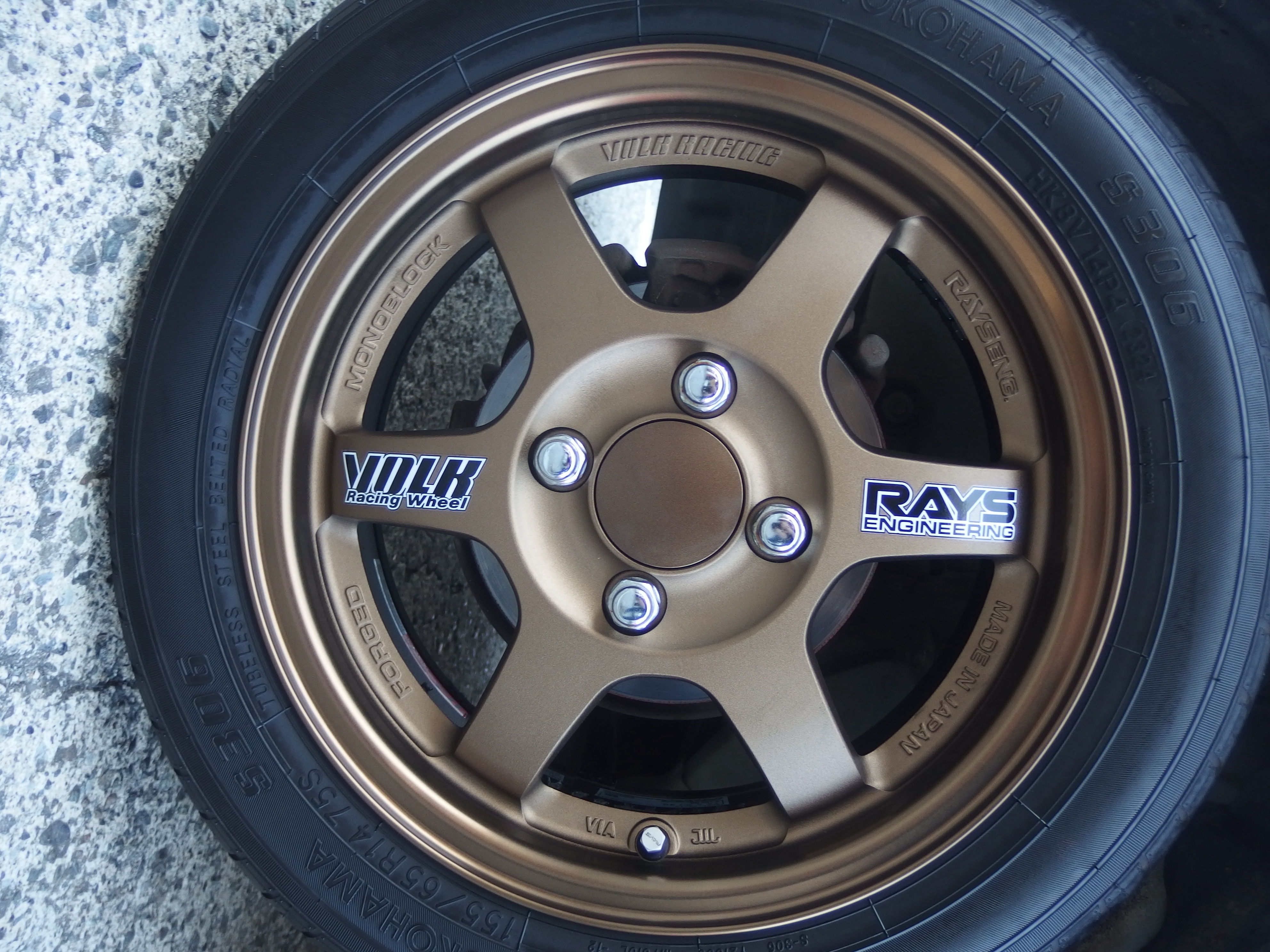 TE37を取付だっ！！ | HAPPY TiRE