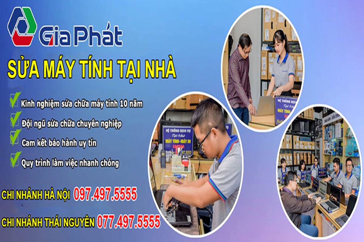 Sửa Máy Tính, Laptop tại nhà Hà Nội uy tín Số #1 Gia Phát Bách Khoa