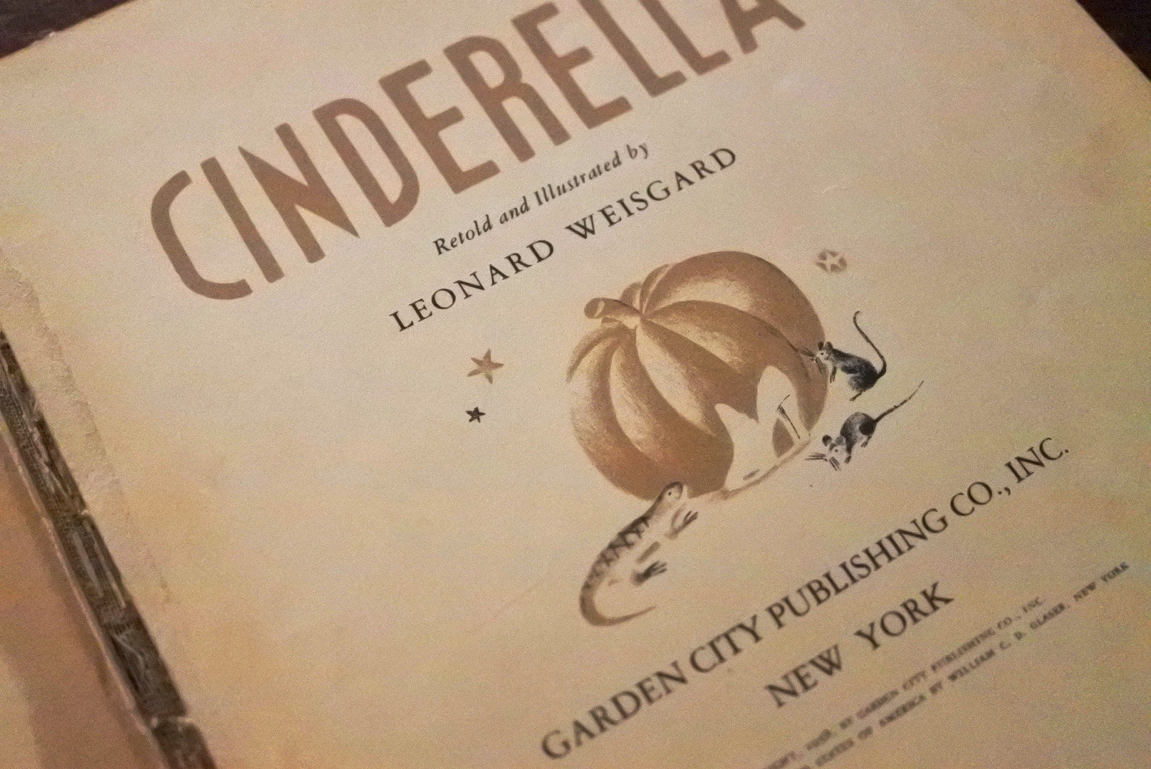 「CINDERELLA」（1939年）Leonard Weisgard | Frobergue