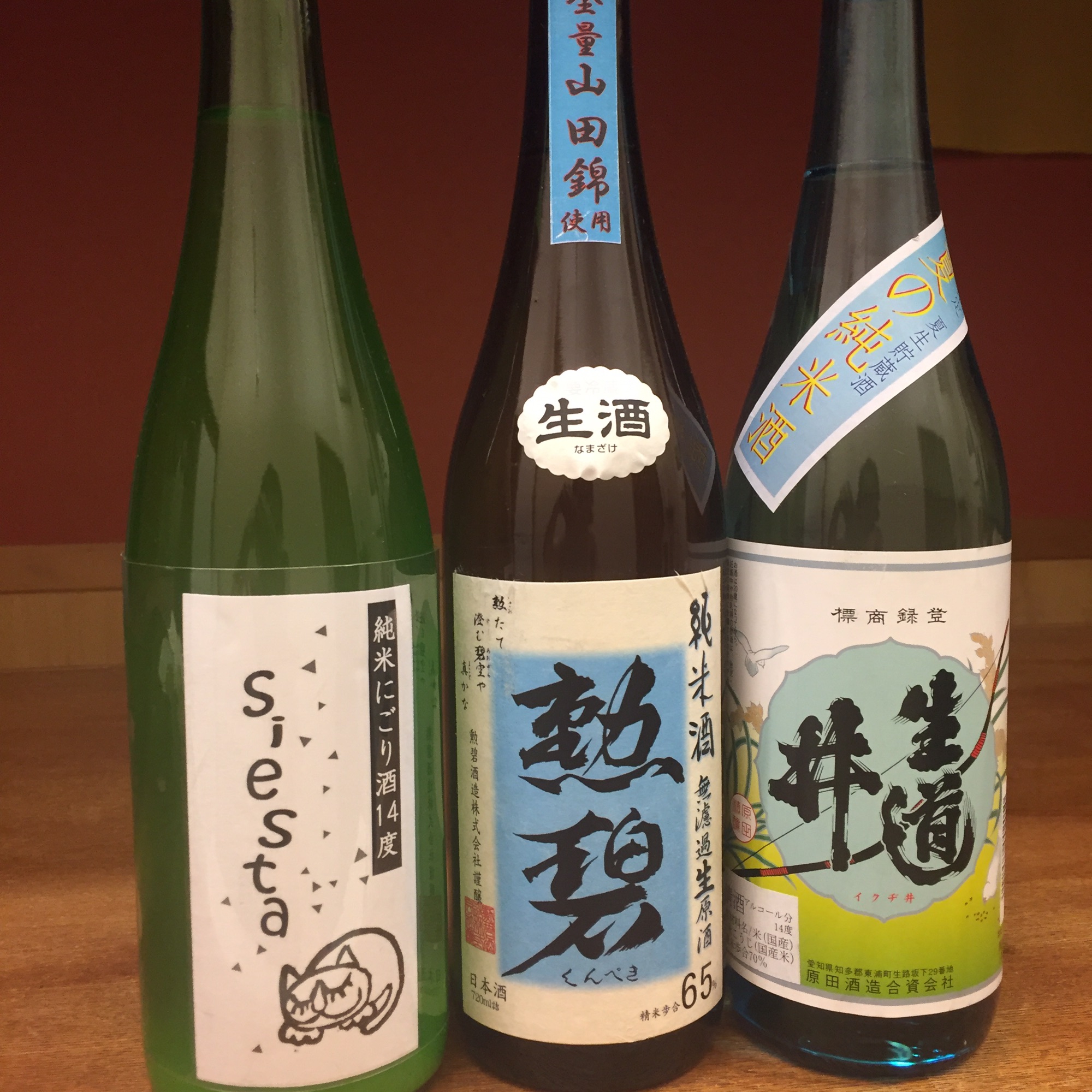 夏酒、揃っています seasonal sake | 池袋 もり山 Moriyama