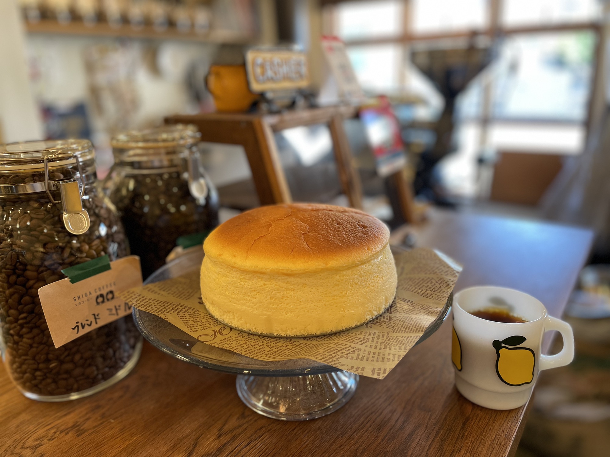 スフレチーズケーキ。 | SHIGA COFFEE シガコーヒー