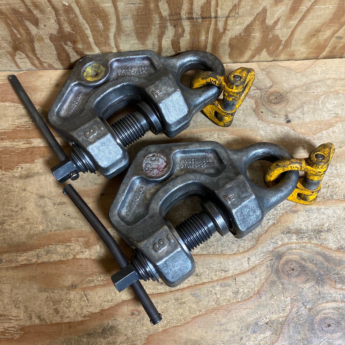 EAGLE CLAMP イーグルクランプ SBB型 ネジ式 全方向吊上げ クランプ SBB3TON 3t の高価買取なら、電動工具の買取屋 買取の匠 福山店にお任せください！ | リサイクル ...