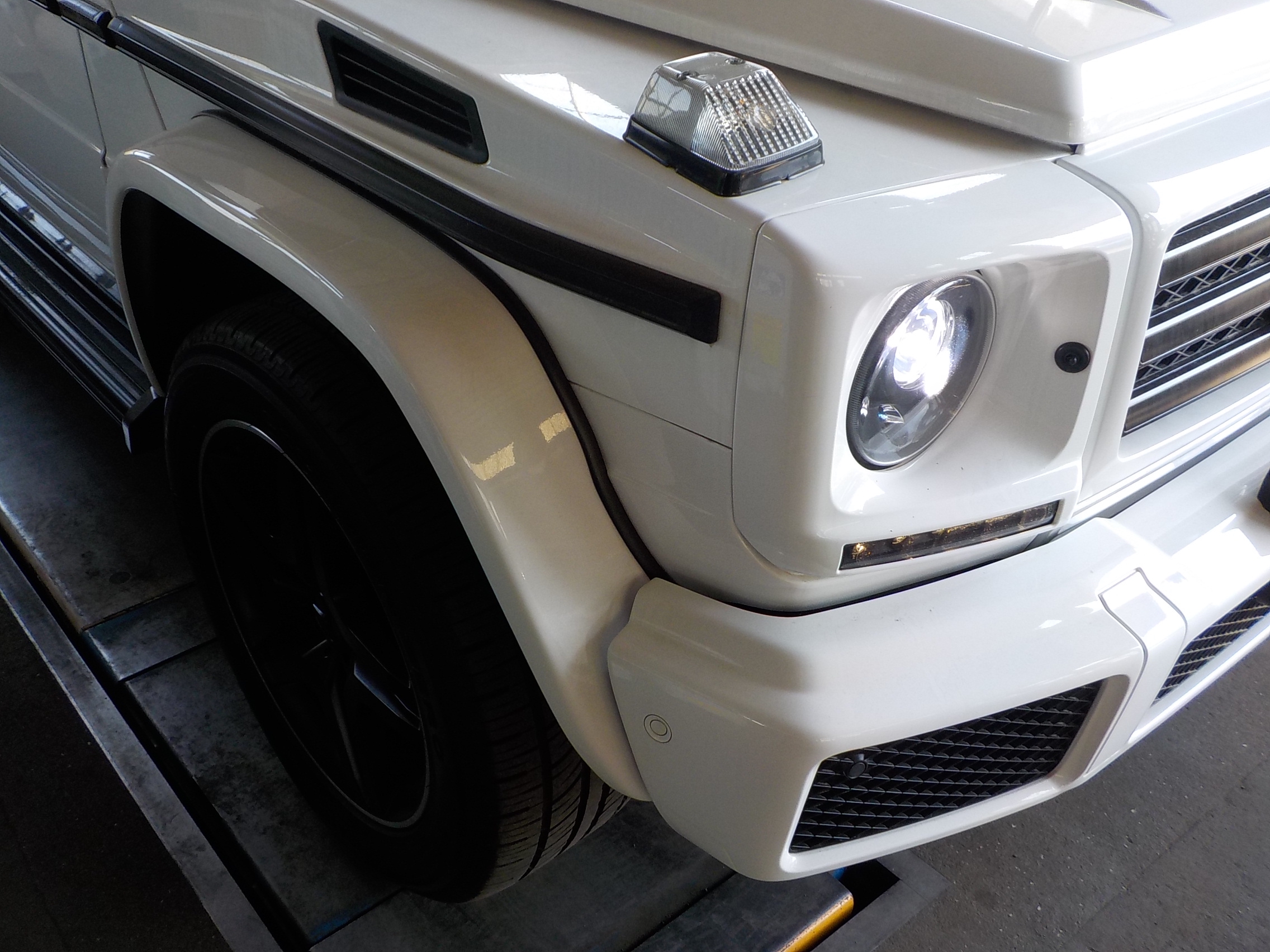 メルセデスベンツG350（463）エンジンオイル交換、アドブルー補充 | 有限会社 皆川自動車 公式HP