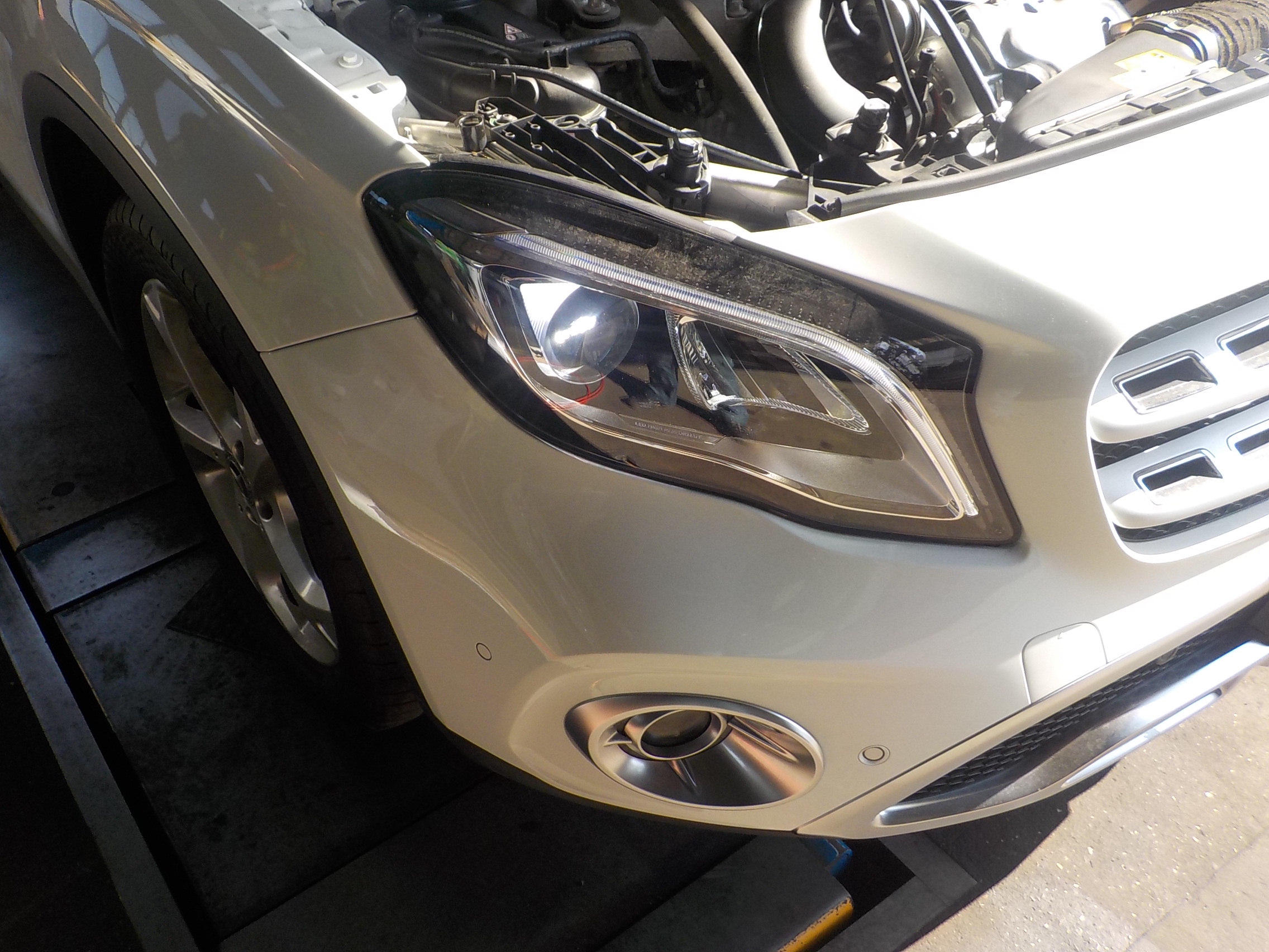 メルセデスベンツGLA200（156）12ヶ月点検整備。 | 有限会社 皆川自動車 公式HP