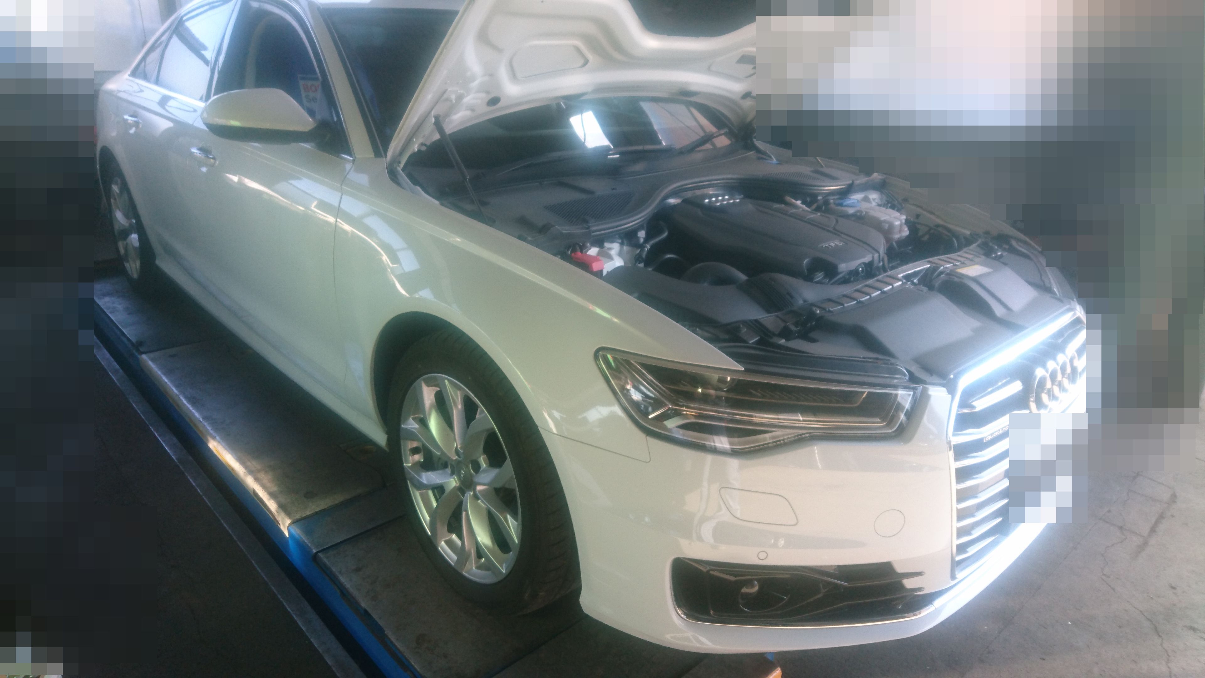 アウディA6（4G）車検整備。 | 有限会社 皆川自動車 公式HP