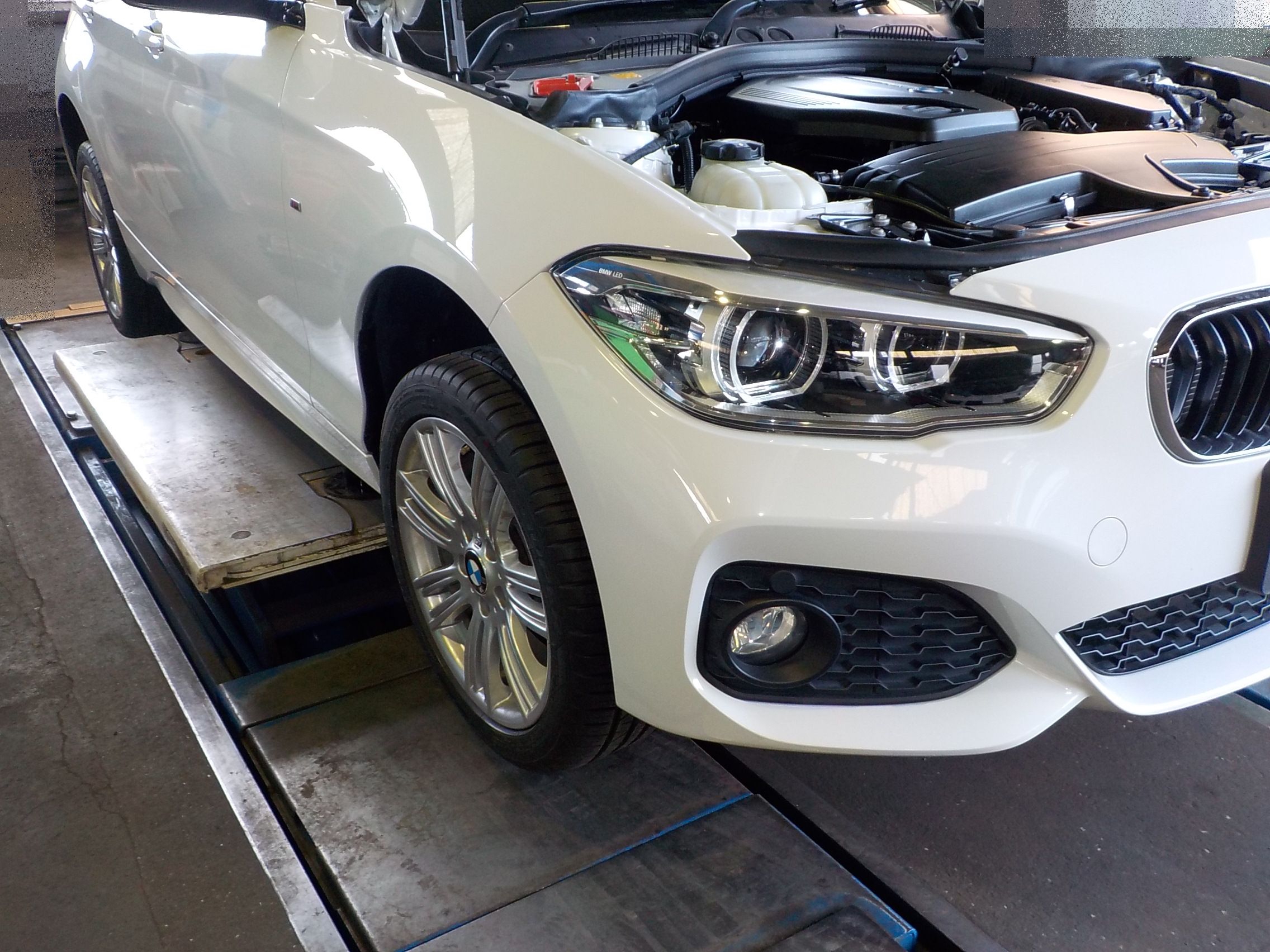 BMW118d（F20）車検整備。 | 有限会社 皆川自動車 公式HP
