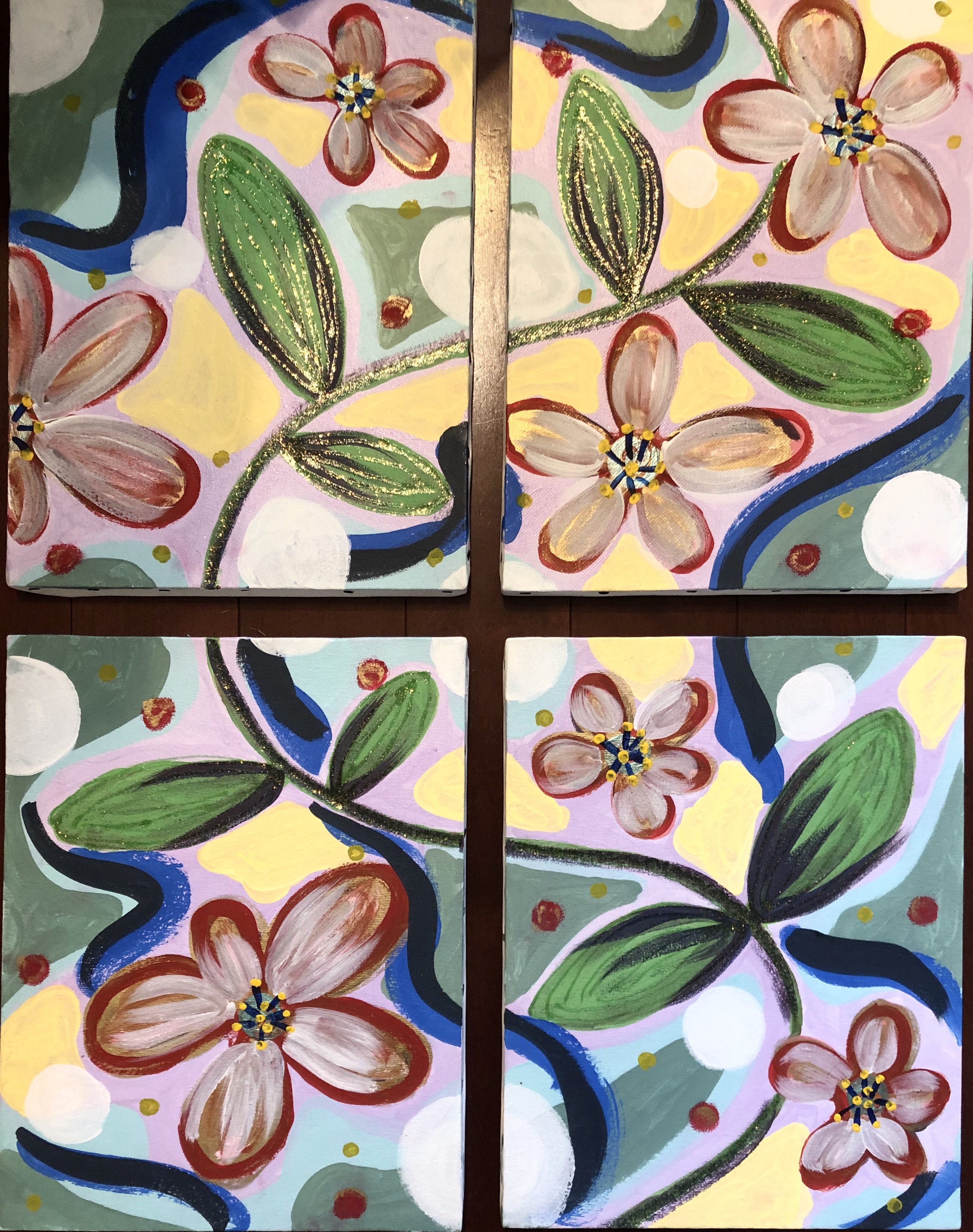 作品「揺らぐ花たち」 | Yorie official HP